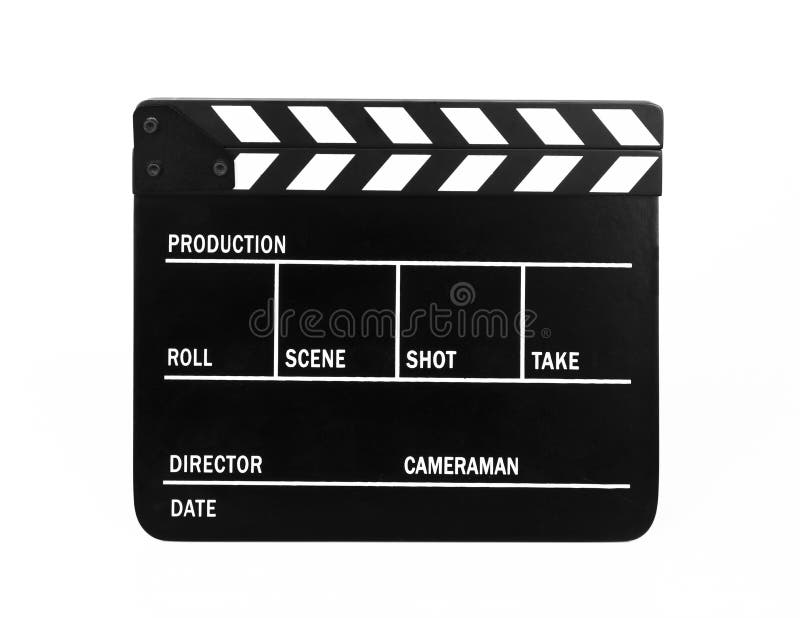Movie clapper board stock photo. Image of footage, movie - 13736068