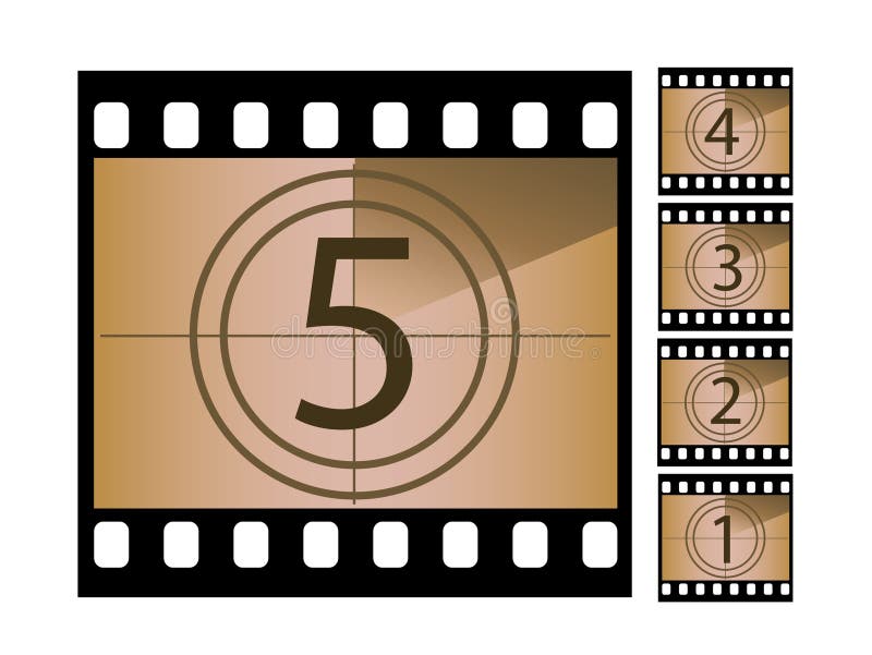 Movie Countdown Royalty Free Stock Image - Image: 4187166
