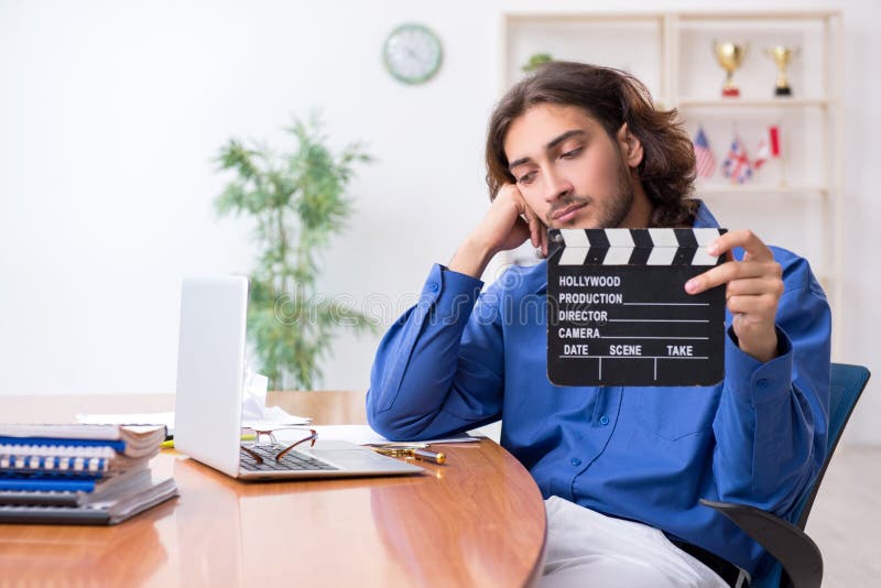 Movie Director Working in the Studio Stock Photo - Image of education ...