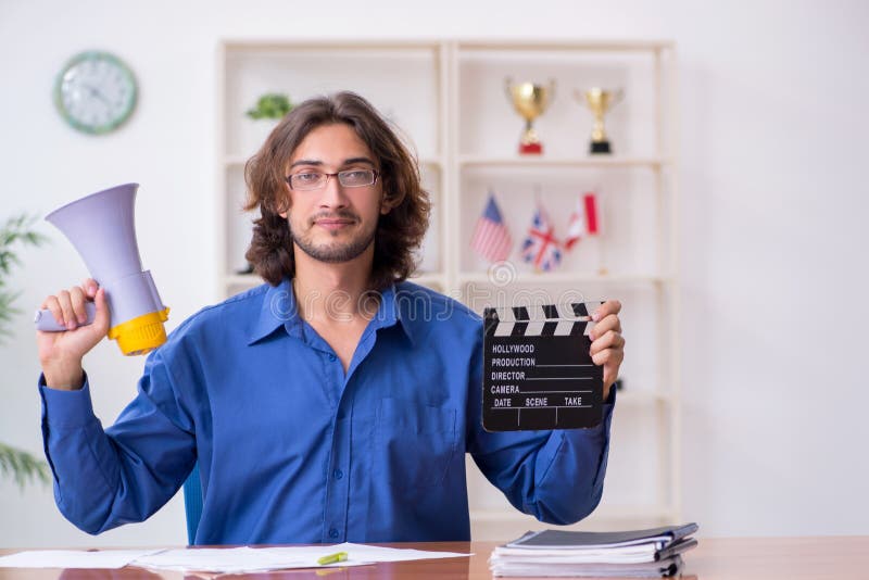 Movie Director Working in the Studio Stock Photo - Image of filmmaking ...