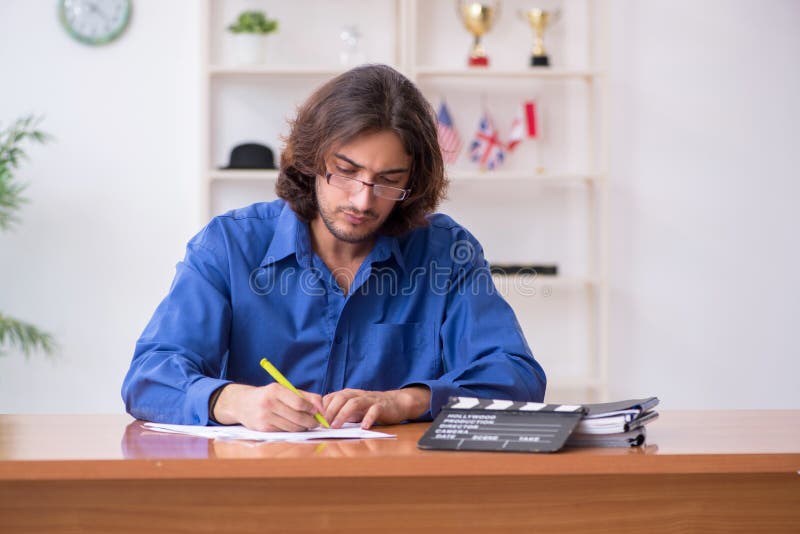 Movie Director Working in the Studio Stock Photo - Image of clap ...