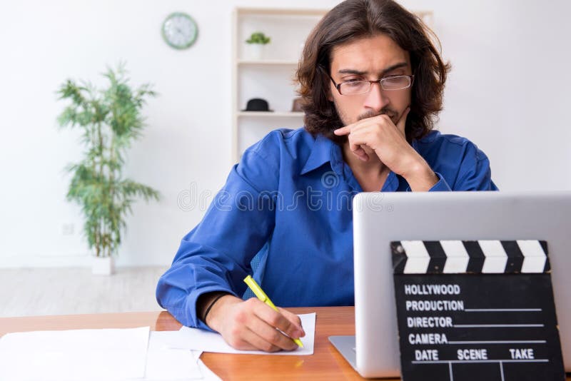 Movie Director Working in the Studio Stock Image - Image of career ...