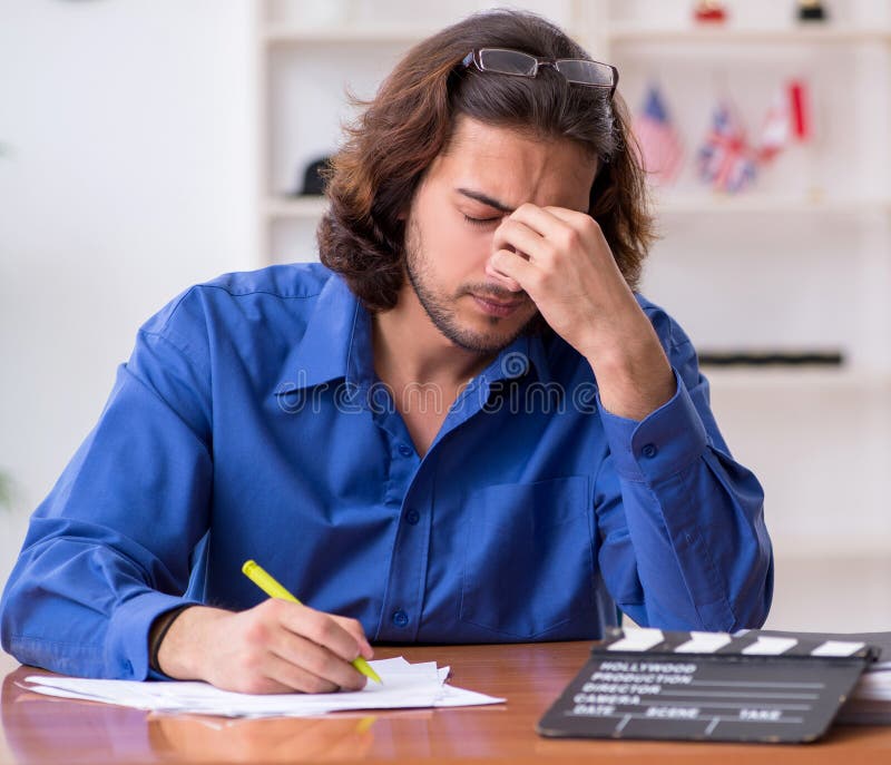 Movie Director Working in the Studio Stock Photo - Image of cinema ...