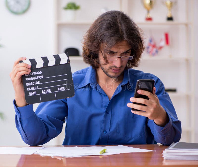 Movie Director Working in the Studio Stock Photo - Image of education ...