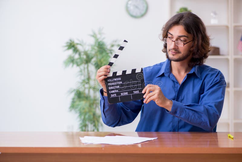 Movie Director Working in the Studio Stock Photo - Image of producer ...