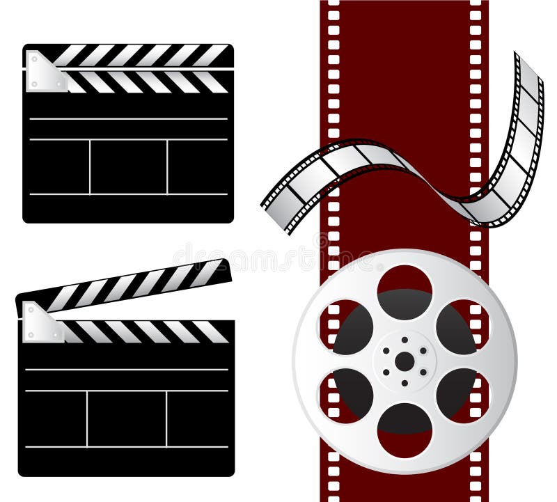Movie elements stock vector. Illustration of element - 17123621