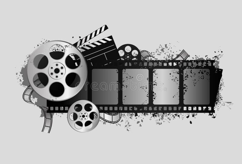 Movie elements stock vector. Illustration of filmstrip - 20315726