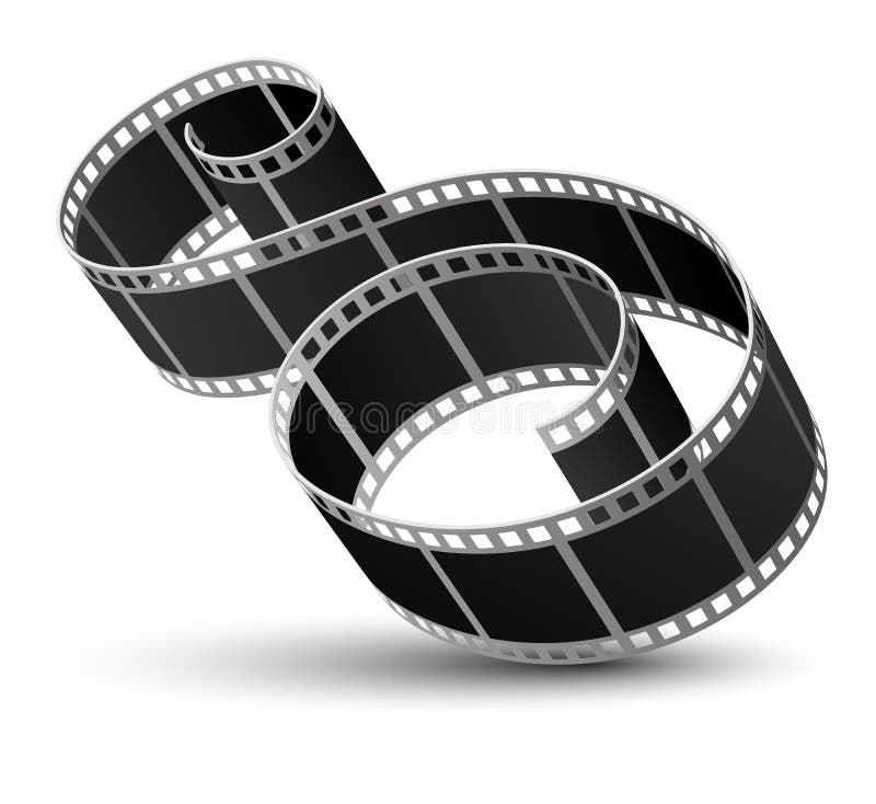 Movie flim object stock vector. Illustration of graphic - 31223048