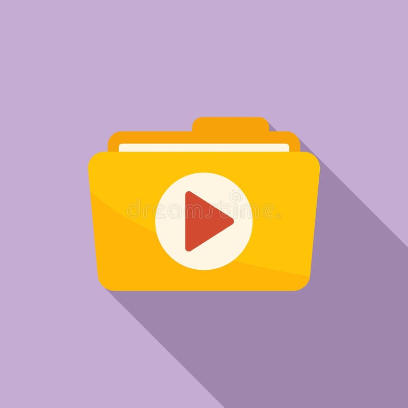 Movie Icon: Folder stock illustration. Illustration of animation - 3597682