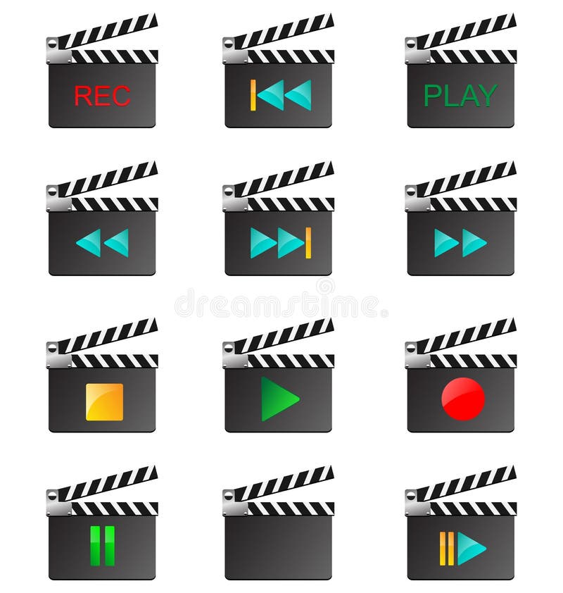 Cinema stock vector. Illustration of start, clapper, scene - 18115178