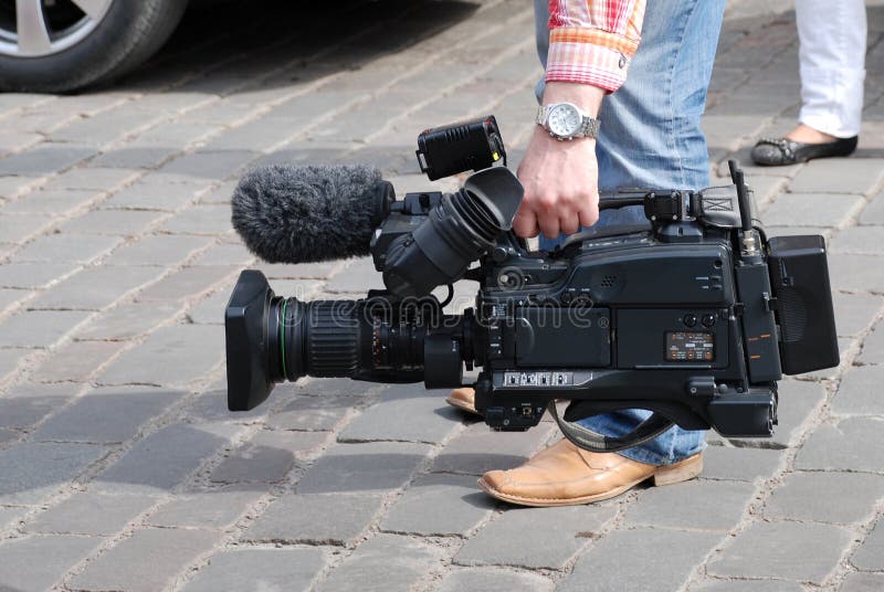 Movie Maker stock photo. Image of professional, hand, heavy - 7354528