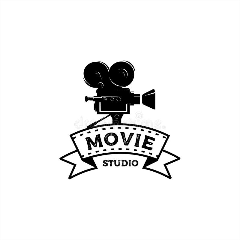 Movie Maker Studio Vintage Logo Stock Vector - Illustration of nmovie ...