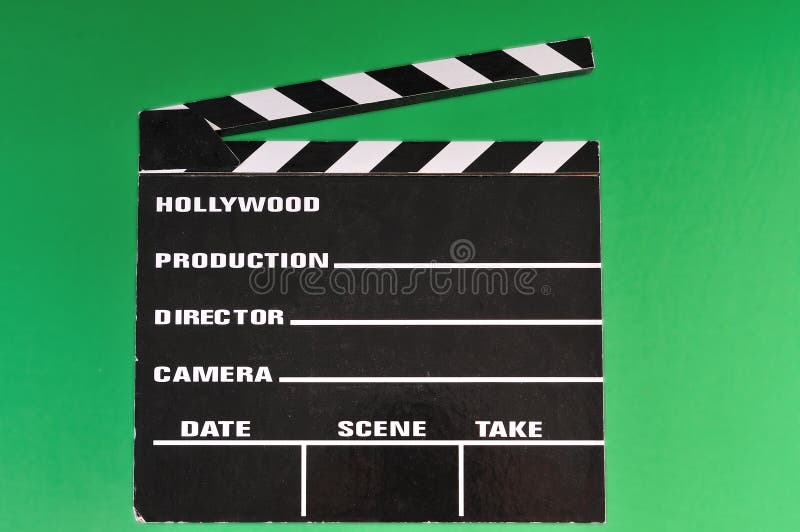 Movie marker clapper board stock photo. Image of movie - 10493890