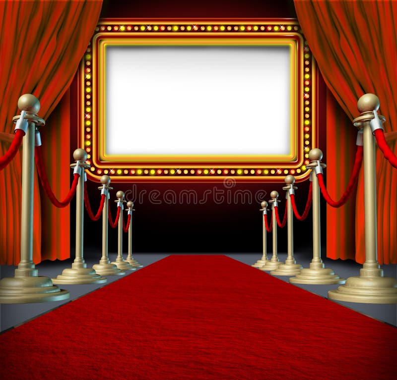 Broadway Movie Marquee stock vector. Illustration of stylized - 12359516