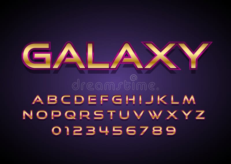 Movie Poster Style Text Effect. Custom Style Alphabet and Number with ...