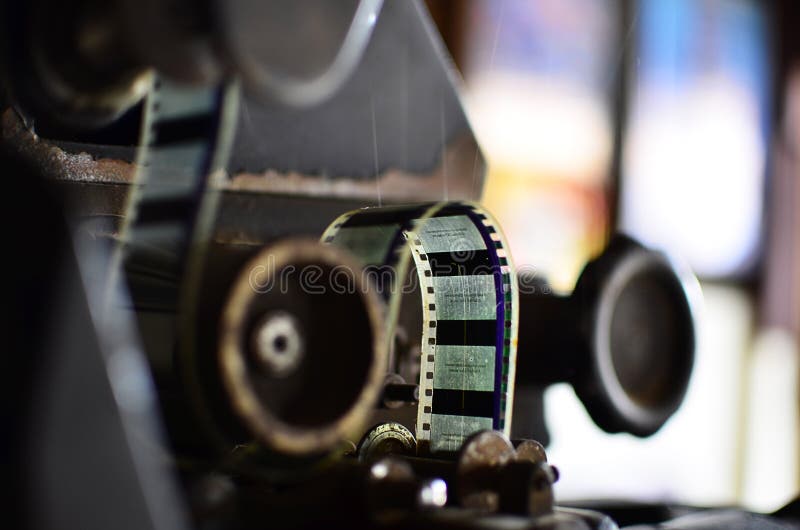 Vintage Film Editing Machine Stock Photo - Image of entertainment ...