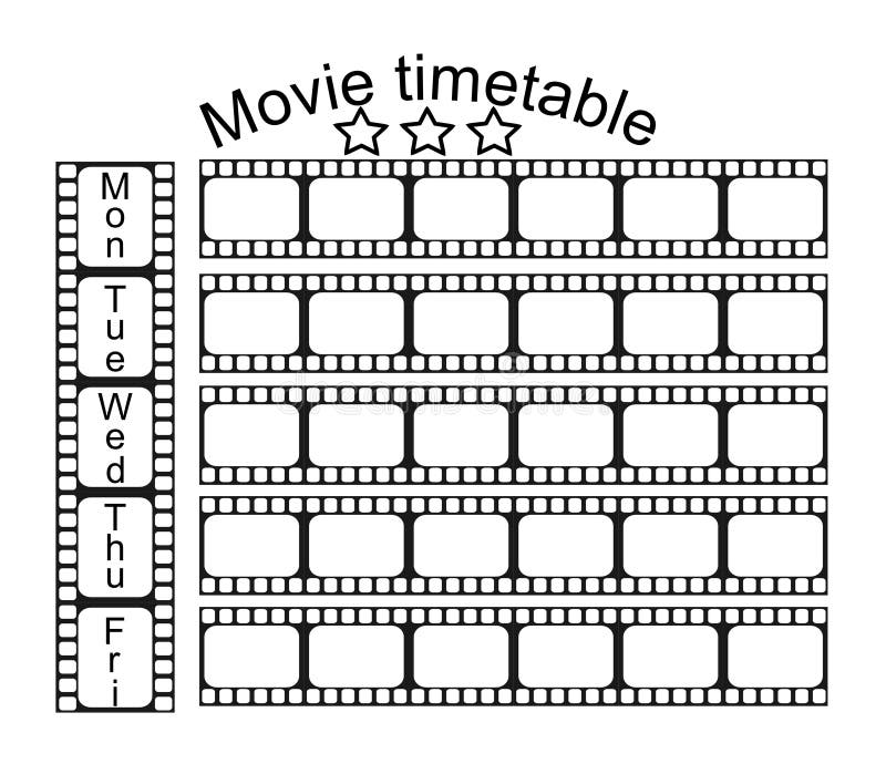 School timetable stock vector. Illustration of timetable - 6118200