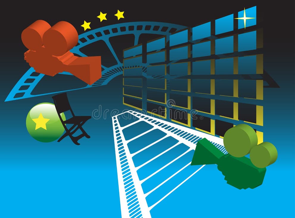 Movie Blockbuster Background Stock Illustrations – 1,370 Movie ...