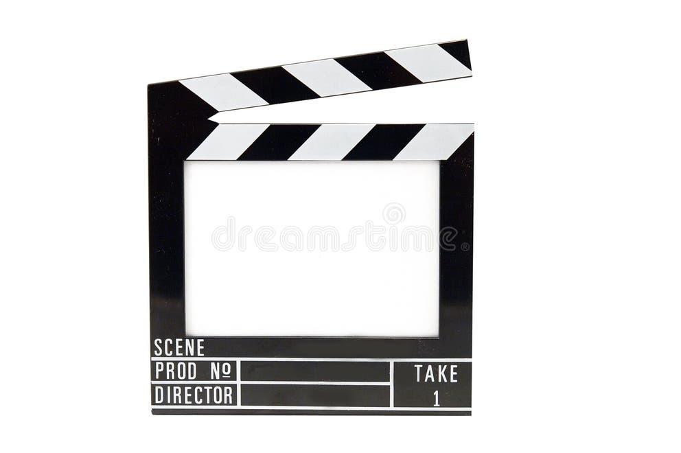 Movie Slate stock illustration. Illustration of movie, action - 59994