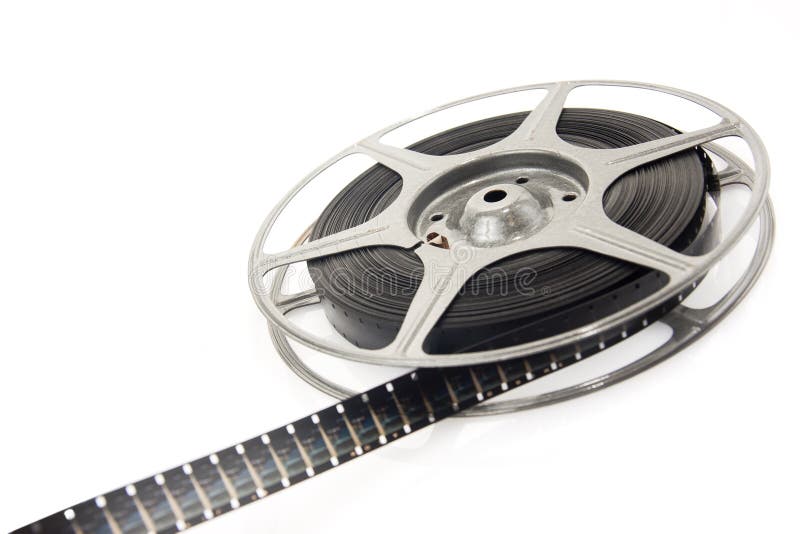 Spool of Vintage 8mm Movie Film Stock Photo - Image of reel, closeup ...
