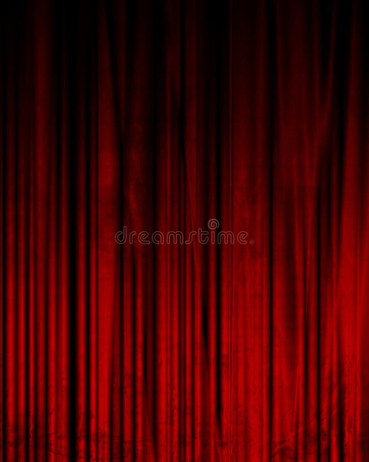 Movie or theater curtain stock illustration. Illustration of theater ...