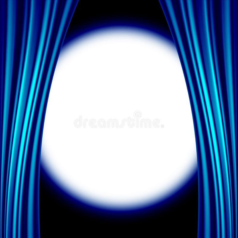 Movie or theatre curtain stock illustration. Illustration of present ...