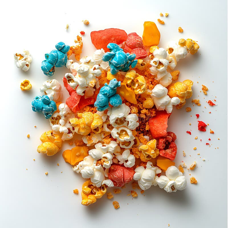 Movie Time Popcorn stock image. Image of produce, movie - 375395263