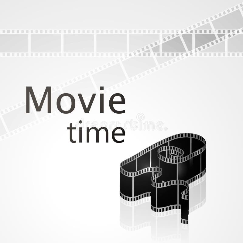 Cinema movie time stock illustration. Illustration of play - 51050702