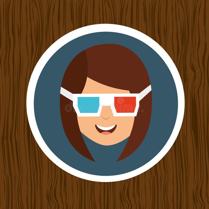 Movie viewer design stock illustration. Illustration of view - 71787374