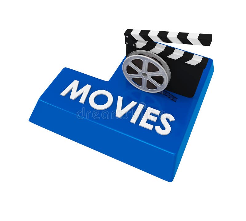 Movies Enter Button stock illustration. Illustration of cinematography ...