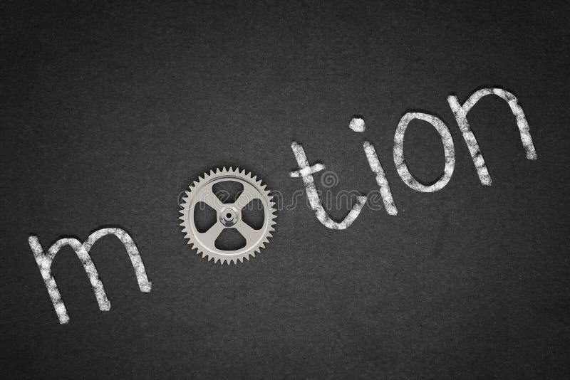 Movimento da palavra foto de stock. Imagem de engrenagem - 56585340