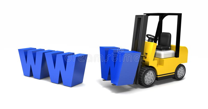 WWW blocks stock illustration. Illustration of blue, shiny - 19719354