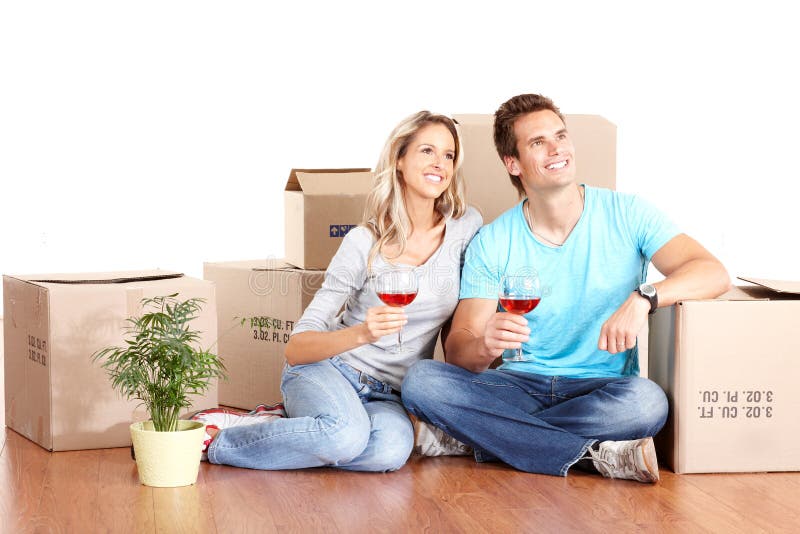 Moving stock image. Image of remodeling, people, improvement - 12365437