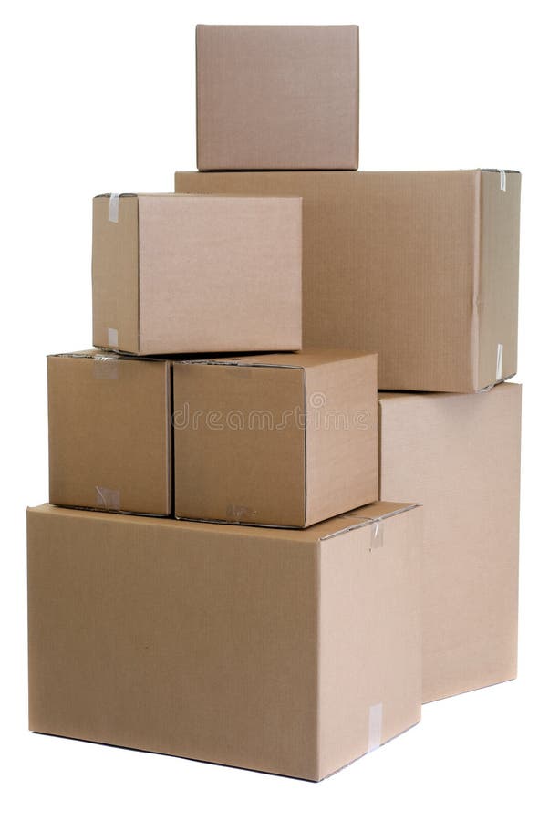 Moving Boxes stock image. Image of unpacking, open, objects - 3175293