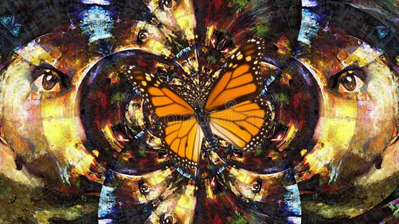 Moving Abstract Blurred Background with Smooth Color Transitions. Stock ...