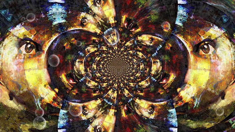 Moving Abstract Blurred Background with Smooth Color Transitions. Stock ...