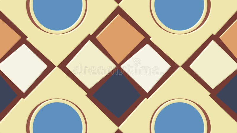 Moving Animated Seamless Background Clip without Gaps with Squares ...