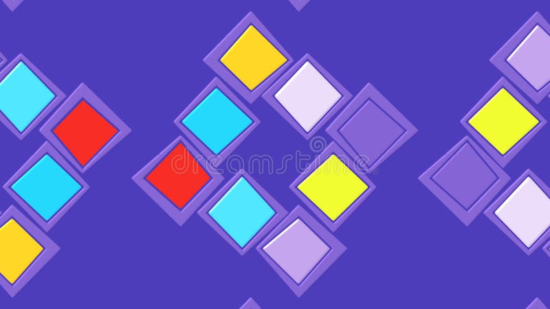 Moving Animated Seamless Background Clip without Gaps with Squares ...