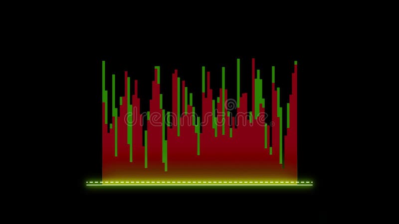 Moving Bars Audio Equalizer Sound Waves Meter Loop Animation Video ...