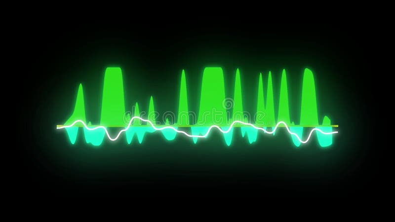 Moving Bars Audio Equalizer Sound Waves Meter Loop Animation Video ...