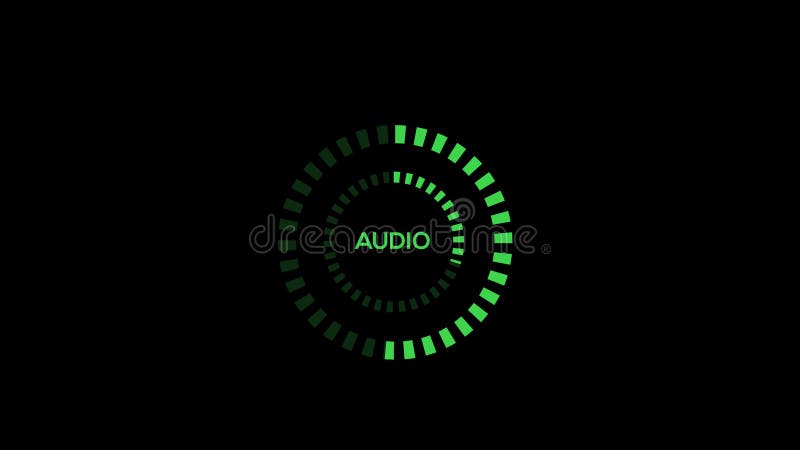 Spectrum Moving Bars Audio Equalizer Sound Waves Meter Loop Animation ...