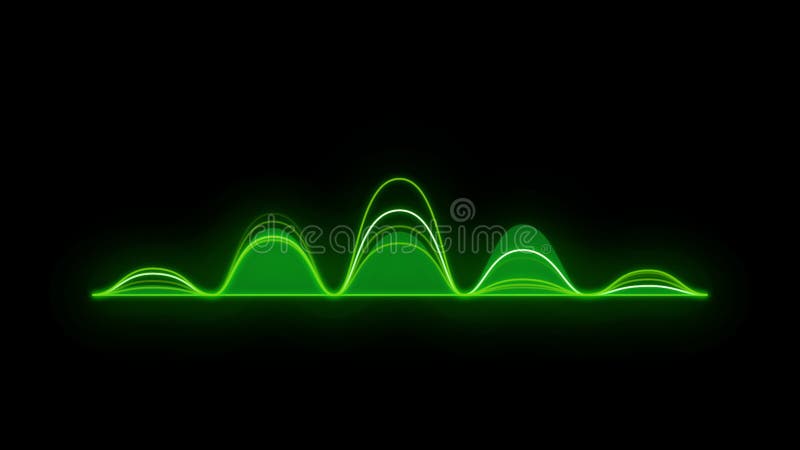 Moving Bars Audio Equalizer Sound Waves Meter Loop Animation Video ...