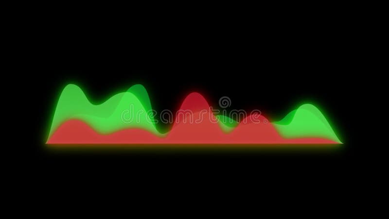Moving Bars Audio Equalizer Sound Waves Meter Loop Animation Video ...