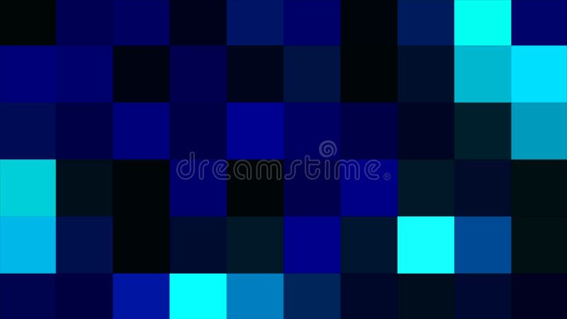 Moving and Blinking Colorful Mosaic Squares. Motion. Blurred Pixelated ...