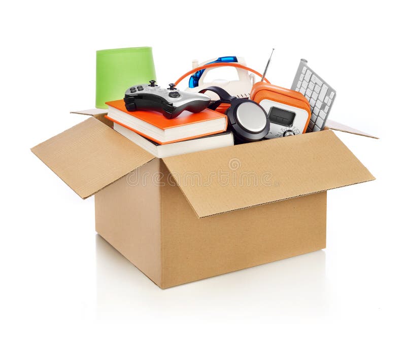 Moving box stock photo. Image of isolated, moving, equipment - 59760198