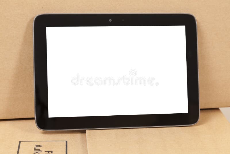 Moving box stock image. Image of flower, package, online - 56606293