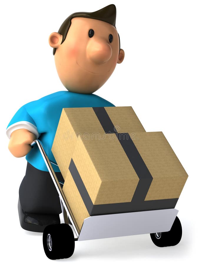 Moving boxes stock illustration. Illustration of moving - 15719617