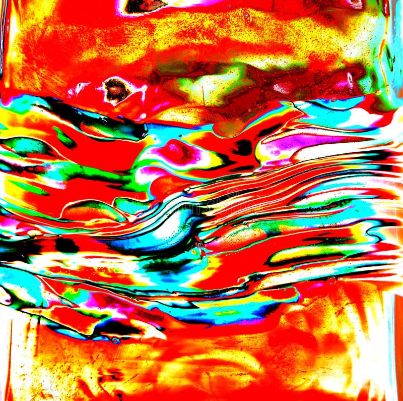 Moving Bubbles on Light Background, Macro Shot. Abstraction of the Flow ...