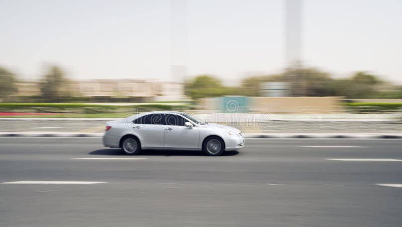 Moving car stock photo. Image of speed, street, fast, road - 8872986