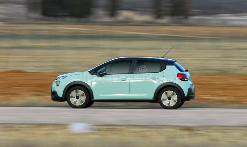 Moving car stock image. Image of automobile, drive, roadway - 107586079